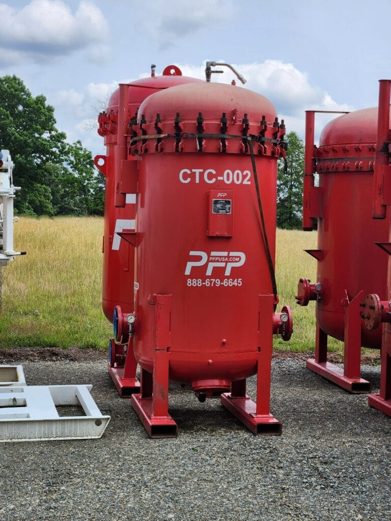 Vertical Clay Treater Vessel – Cartridge-Based Contaminant Removal ...